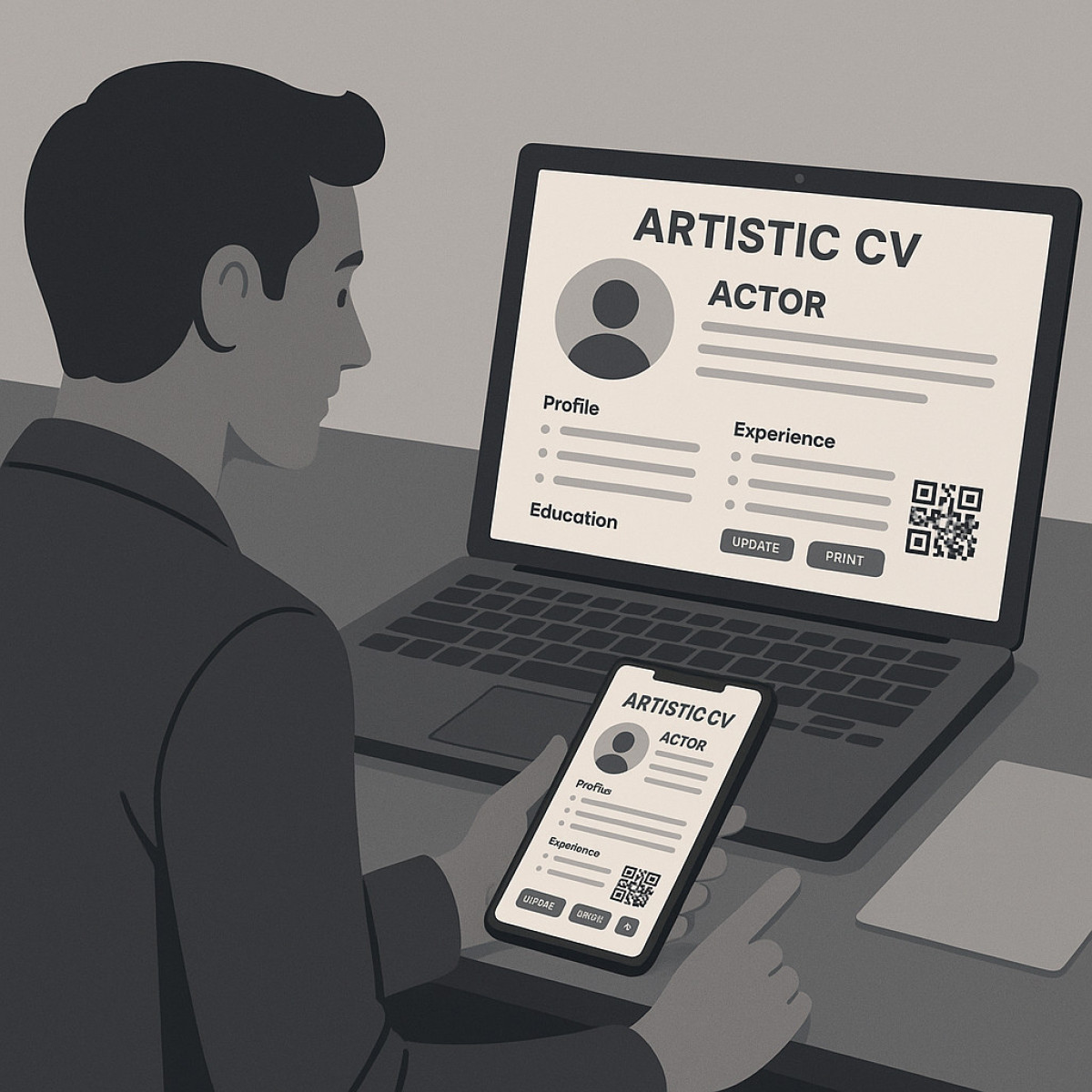 CV artistique anglophone : guide 2025 🌍